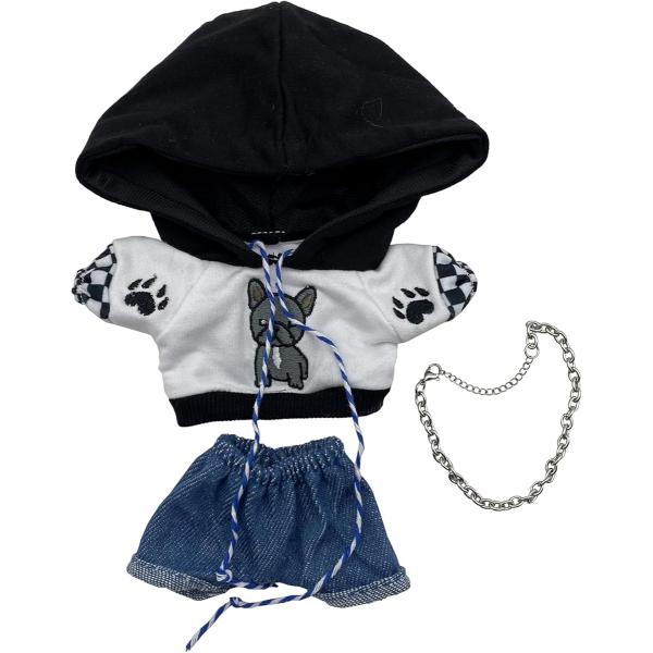 バリエーションコード : 2BU5OX1C3Cぬいぐるみ用のパーカー・デニム・ネックレスのセットです。お気に入りのぬいぐるみをおしゃれに着せ替えれば、写真撮影やお出かけがもっと楽しくなります。SNS映え間違いなしの可愛さで、つい持ち歩きたく...