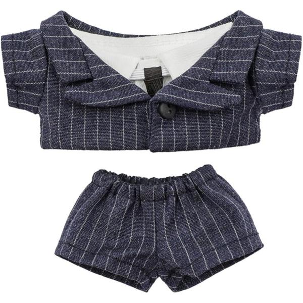 バリエーションコード : 2BU5PRKVHQかわいいデザイン：シンプルでおしゃれなデザインが魅力的のぬい服。 シャツ ズボン スーツ ネクタイの４点セットで、大切なぬいぐるみをもっと可愛くドレスアップできます。高品質な素材：柔らかく肌触り...