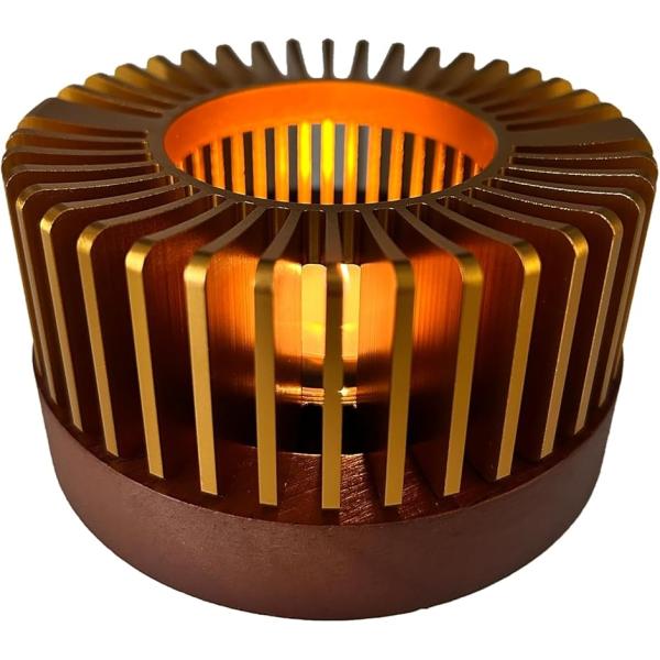 「多用途で活躍するティーウォーマー」 キャンドルの炎でティーポットを温めることで、お茶を最後まで温かく楽しめます。さらに小さな鍋や耐熱容器を使えば、フォンデュやホットワインの調理も可能です。停電時には非常用ライトとしても活躍。茶香炉としても...