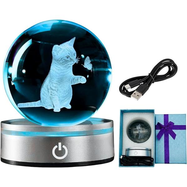 バリエーションコード : 2BRH0W26XW「3Dレーザー彫り」: レーザー彫刻技術を使用し、色あせないデザイン。LEDライトで3Dアートが輝き、かわいいクマなどが心に癒しを与えます。透明度が高いクリスタルで研磨された繊細な質感とが幻想的...