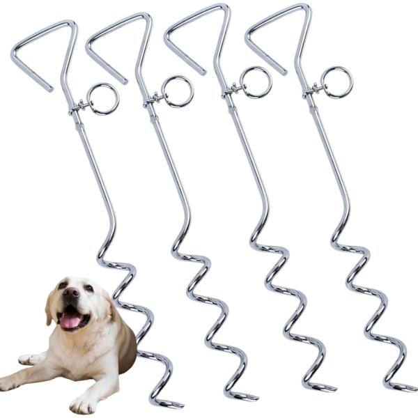 バリエーションコード : 2BU613FDXV「ペット愛好家には必須のアイテム 」スクリュー型ペグの埋め込み式 係留ステッキ2点セットです。地面にドッグポールをしっかりと固定するだけで、小型・中型犬でも安心してお使いいただけます。「設置がと...