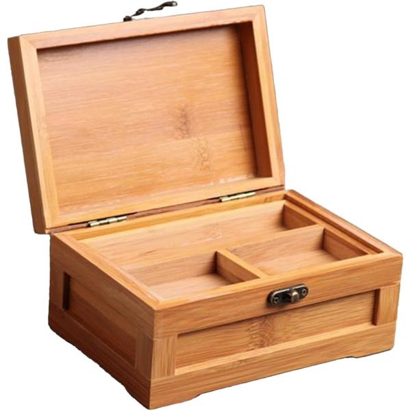 バリエーションコード : 2B9NG2LK3L「収納力抜群の竹製救急箱。」 竹製の頑丈な作りで、メディカルグッズをしっかり収納できる薬箱です。常備薬や防災道具箱としても活躍。仕切り付きで整理しやすく、開閉もスムーズ。「仕切り付きで整理整頓が...