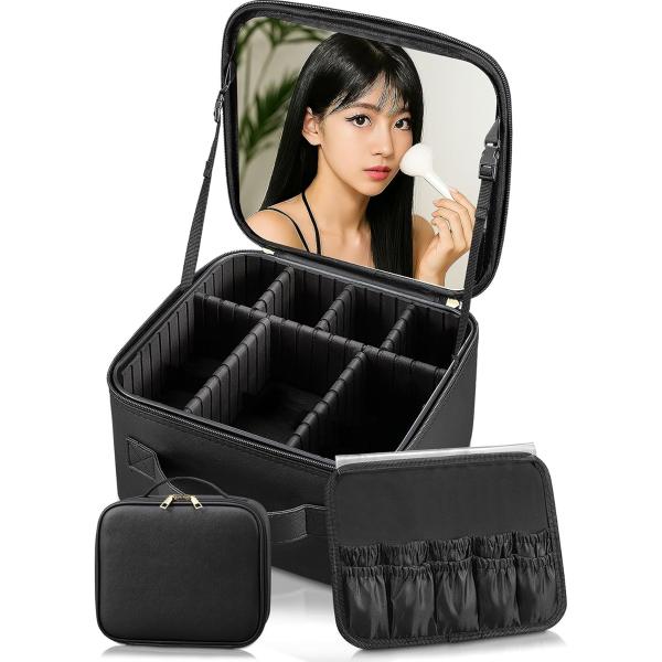 バリエーションコード : 2BURI1R2RH「コンパクトで大容量の収納」 コンパクトなのに大容だからお気に入りの化粧品をまとめて収納できる。ごちゃごちゃしやすいメイク道具を一か所にまとめることができるから、迷子になったり、散らかったりする...