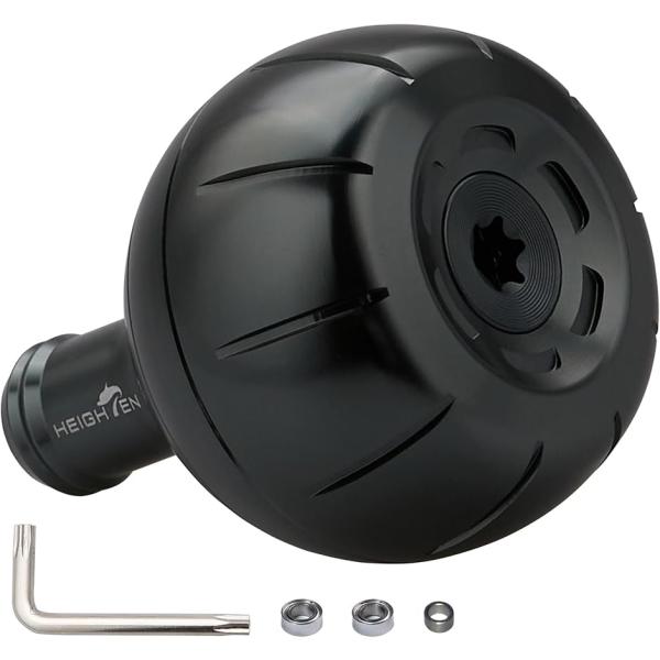 バリエーションコード : 2B91JW1WDT「特徴」38mmパワーハンドルノブ。シマノ Type A Type B ノブ通用 ダイワ Type S Type L ノブ通用。（注意：シマノ Type B用 ダイワ Type L用5mm内径ベ...