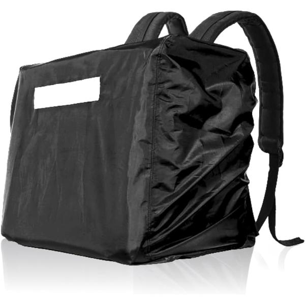 「大切な配達品を雨から守る」 急な雨でも安心！撥水性・防水性に優れたデリバリーバッグ用レインカバーが、大切なお届け物をしっかりと守ります。バッグ全体を覆う設計で、雨水の侵入をしっかり防止。配達中のトラブルリスクを軽減します。「さまざまなサイ...