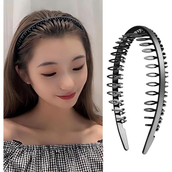 ・「男女両用の軽いカチューシャ」ミディアムヘア、ショートヘア、ロングヘアを問わず様々な髪型にも合わせられ、頭につけるだけなので、どなたでもお手軽にご利用頂けます。しっかり髪をホールドしてまとめ上げます。・しなやかな素材で耐久性に優れているだ...