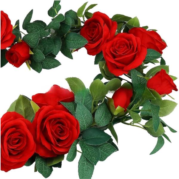 バリエーションコード : 2BU8UVVGSV「華やかな演出に」バラのシルクフラワーガーランドで空間を一瞬で華やかに演出できます。「どんなシーンにも」お部屋のインテリアからパーティー装飾まで幅広く活躍します。「自然な花の表情」大小やつぼみの...