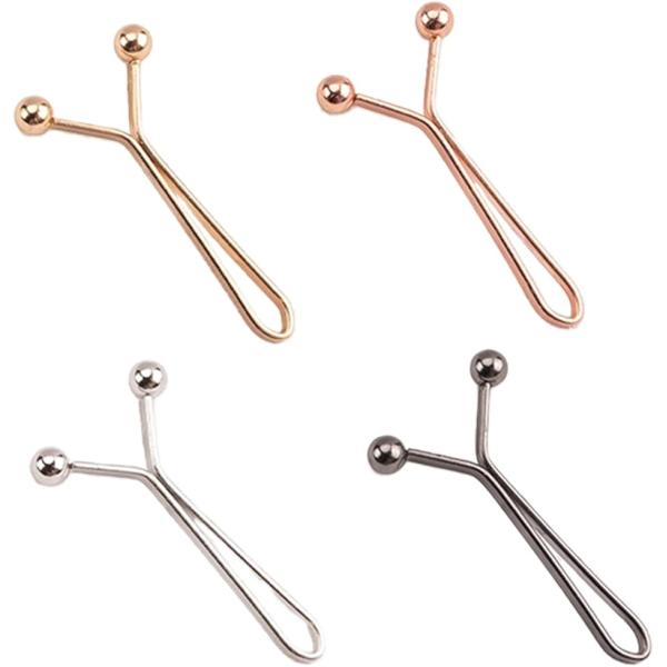 「ゆるいウエストもピタッと快適。」サイズが合わなくなったズボンやスカートも、この調整クリップを挟むだけでしっかりフィットして安心して着こなせます。忙しい朝でもサッと留めるだけで体に合わせた快適さがすぐに得られます。「自然に馴染むスマート設計...