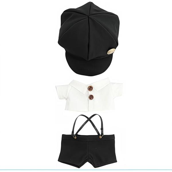 バリエーションコード : 2BU90Y4FG2適用ドールサイズ： 本商品は、約20cmの綿人形に適応するサイズです。お手持ちの人形にぴったりのアイテムです。セット内容： シャツとズボンと帽子のセットです。注意点： 本商品には人形本体やその他...