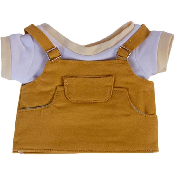 バリエーションコード : 2BU90YGGL3適用ドールサイズ： 本商品は、約10〜20cmの綿人形に適応するサイズです。お手持ちの人形にぴったりのアイテムです。セット内容： オーバーオール(サロペット)とTシャツのセットです。注意点： 本...