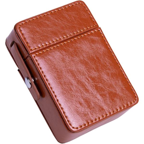 バリエーションコード : 2BU92YNSVKキングサイズのタバコ20本と使い捨てライターをスマートに収納できる、便利なライター収納付きタバコケースです。汗や雨空でも煙草をドライに保つフェイクレザーで簡易防水、ソフトな内張りで手触りも抜群、...