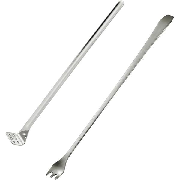 バリエーションコード : 2B4SLQ0CSVつぶせるタイプとフォークタイプが各1本ずつのお得な2本セット。安心の日本製/新潟県燕市産。手になじむ心地よい重量感とこだわりのつや消し仕上げが温かさや安らぎを演出します。ドリンクを混ぜる際のマド...