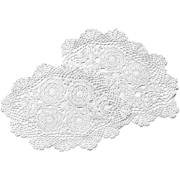 バリエーションコード : 2B945ORHYWレースクロス ２枚の販売です。サイズ：45x35cm 楕円形　重量：47g材質：綿 色：ベージュ＊環境の違いで、色の見え方に若干差が生じる場合がございます。＊製造、輸送の過程で、大きさ、形に個体...