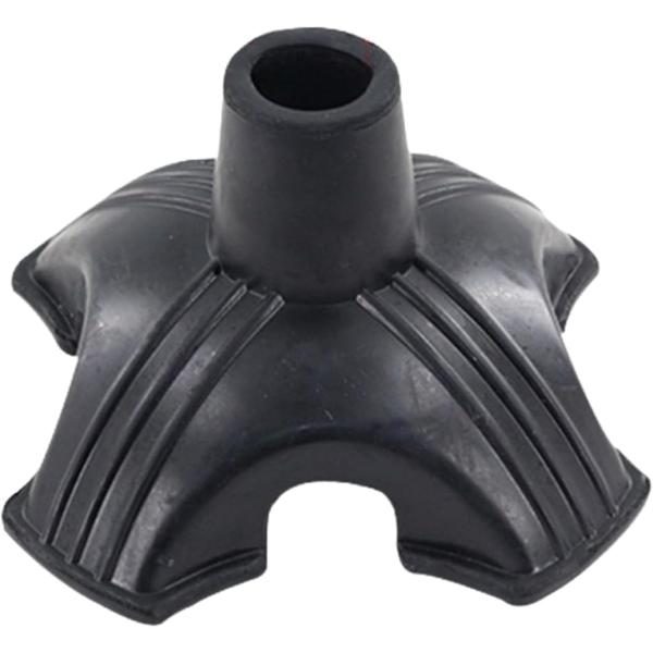 「高い滑り止め性能で転倒リスクを軽減」広い接地面とグリップ力のあるゴム素材により、凹凸のある地面や雨の日でもしっかり踏ん張れる。屋外使用にも適した安心設計。「幅広い杖に対応、簡単に交換可能」内径16mm（0.6インチ）の杖に装着可能。一般的...