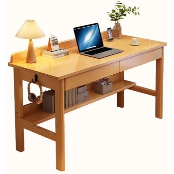 バリエーションコード : 2BUWJROG4Q「大容量収納システム」 引き出し（80cm:1個/100〜140cm:2個）と広い下棚を完備。教科書・ファイル・文具をたっぷり収納可能。側面フック付きでヘッドホンやカバンもスッキリ掛けられ、デス...