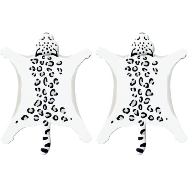 バリエーションコード : 2BU9ILJXVP「部屋に遊び心をプラス」可愛い虎やヒョウのアニマル柄シリコンコースターでテーブルを華やかに。「キュートなモチーフ」北欧風＆韓国風どちらも叶う。猫科アニマルの癒しデザインが魅力。「実用性抜群」シリ...