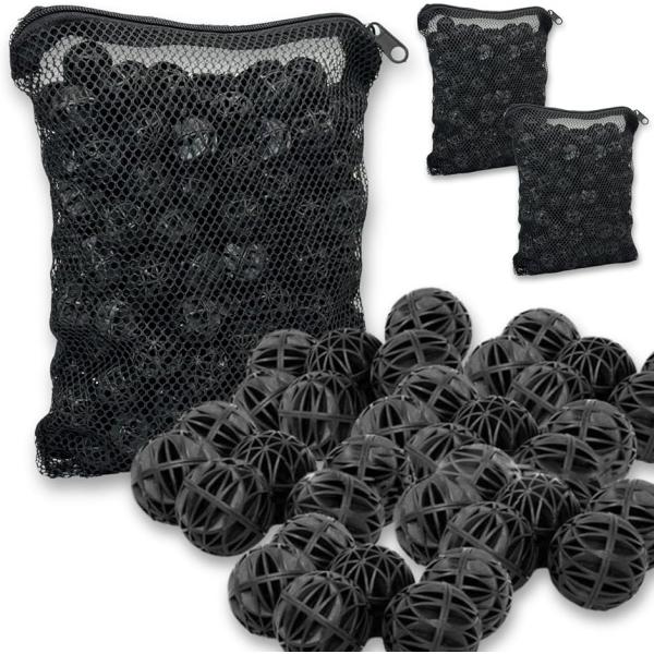 バリエーションコード : 2BU9TO5XUS「ドライでも使えるバイオボール」粗めで通水・通気性バツグンのプラスチックボール型濾過材です。その通気性の高さからドライろ過で大活躍、酸素供給量が多いのでバクテリアの活性が良く高効率な生物ろ過を実...