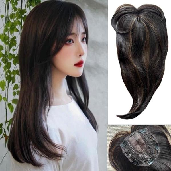 バリエーションコード : 2BURPRLON2テカリのない自然な見た目がチャーミングなロングストレート45‐50cm・ボブ25‐30cmの部分ウイッグ 約17cmx17cmの広いネットでカバー力は抜群、重すぎず軽すぎない絶妙なバランスで、フ...