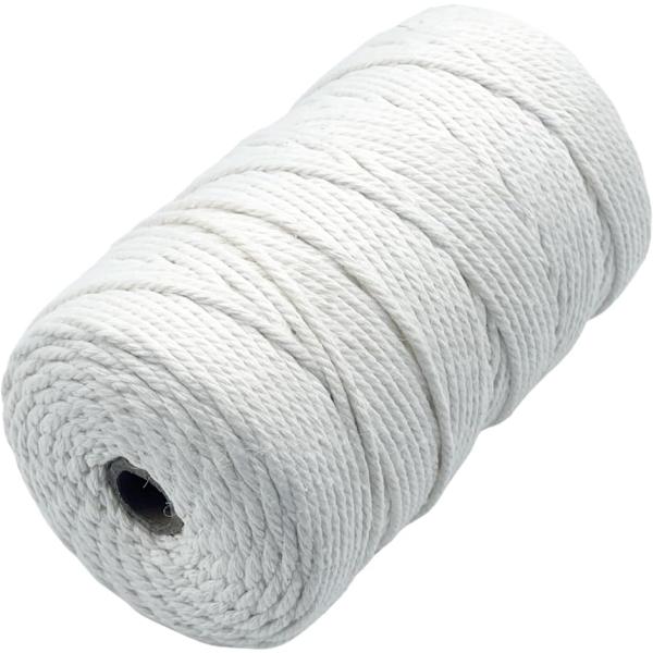 バリエーションコード : 2BUCH4HXUDマクラメ編みを楽しめるマクラメヤーン糸のキットセットです。丈夫で柔らかいコットン（綿）のロープを使用しており、編みやすく手触りも良好。タペストリー作成に便利な木枠や小物も付いているので、届いたそ...