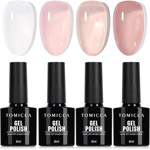 バリエーションコード : 2B6FOYO5ON内容量：カラージェル x 4本（8ml/本）、TOMICCA UV LED ジェルネイルポリッシュ、ジェルネイルポリッシュセットは、UV/LED ネイルドライヤーで硬化する必要があります。ベース...