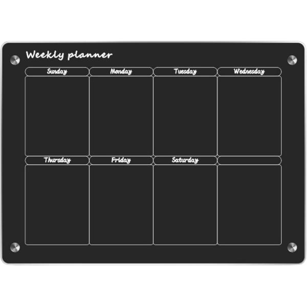 バリエーションコード : 2BUCJVNHFY「二つタイプのホワイトボードから選択可能」透明なアクリル板には、月間スケジュール板、週間スケジュール板二つのタイプがあります。お客様は好きにカレンダーボードのタイプを選択してください。「四隅の磁...