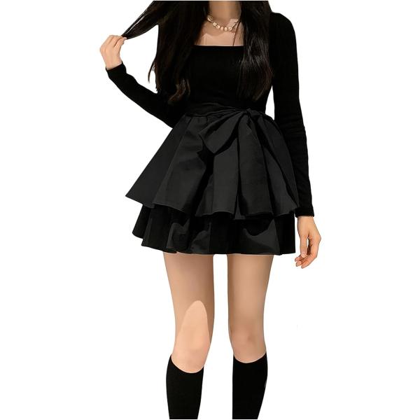 バリエーションコード : 2BUCJNW888「タイトxフリルで姫可愛いワンピース」地雷系や姫系ファッションがお好きな方におすすめの「地雷系 フレアスカート ミニワンピース」です。フリルとリボンのディテールがふんだんにあしらわれたデザインで...