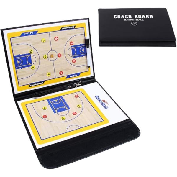 バリエーションコード : 2BUD14UHV9「バスケットボール作戦ボード」 全面マグネット式の作戦ボードで、ピースやコマをしっかり固定でき、作戦説明がスムーズに進みます。視覚的に複雑な戦術や作戦を整理でき、チーム全体の理解を深め、効率的な...