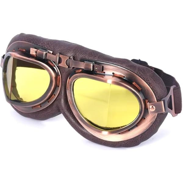 バリエーションコード : 2BUD85JYGDヴィンテージスタイルのレトロでかっこいいゴーグルです。レンズカラーを3色ご用意いたしましたので、お好みに合わせてお選びください。調整可能なストラップと柔らかいパッドが、顔にぴったりとフィットしま...