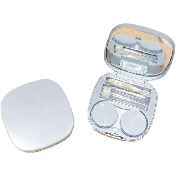 バリエーションコード : 2BUDC93TVV・「コンタクトケース」：エコで非毒性の材料を使用しました。このコンタクトレンズケースセットには、レンズケース、ケア液ボトル、コンタクトレンズスティック、ピンセット、内蔵ミラーが含まれ、コンタクト...