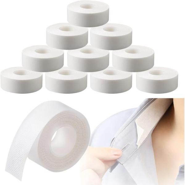 バリエーションコード : 2BU45CP44O「襟汚れ防止テープで清潔キープ」 ワイシャツや帽子の襟に貼るだけで皮脂や汗汚れをブロック。大切な衣類を長く美しく保ち、クリーニング頻度も軽減します。薄くて目立たない仕様だからビジネスや接客シーン...