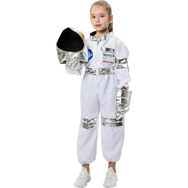 バリエーションコード : 2BUDFFRP9R宇宙服コスプレ3点セットは、キッズの憧れ宇宙飛行士に大変身できちゃうコスチュームセット。ハロウィン、お遊戯、演劇など各種イベントで使える。友だち、兄弟、グループでお揃いもおススメ。SNS映えも間...