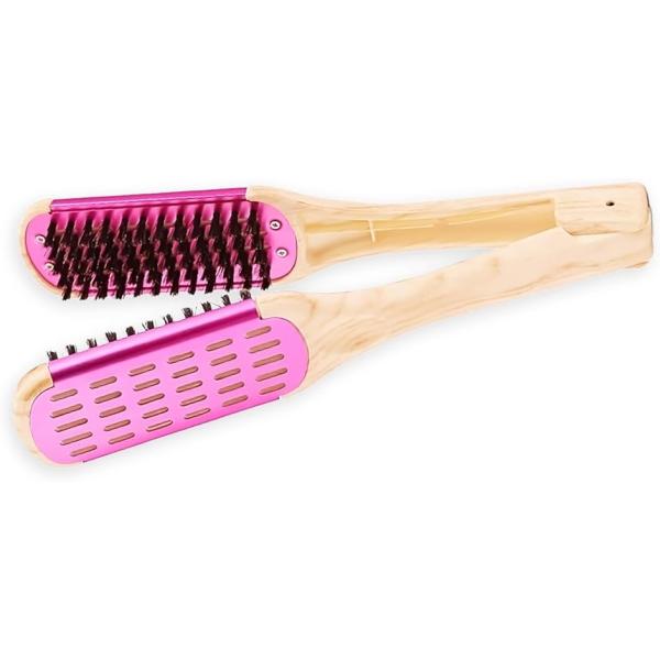 バリエーションコード : 2BUVVVJSLV「髪を傷めにくい設計」熱や摩擦によるダメージを抑える合板型ストレートブラシで、毎日のスタイリングを安心サポート。「ABS素材で軽量＆耐久」しっかり握れる木製風ハンドル＆軽量ABS構造で、長時間の...