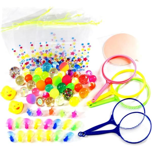 バリエーションコード : 2BUKDQ4IP4「充実のおうち縁日セット」RIMINAで人気の縁日すくいセットをコンパクトにまとめたお手軽セットです。 ご家族でもご友人とでも、きんぎょすくいセット・スーパーボールすくいセット、どちらもお楽しみ...