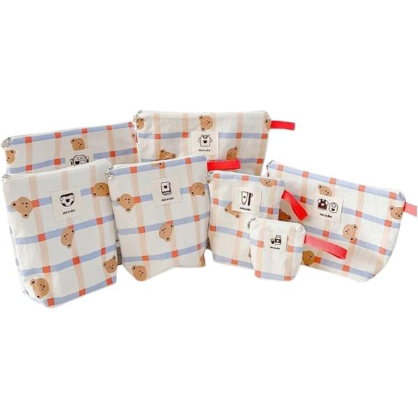 バリエーションコード : 2B9Q2FJYCS「お出かけが楽しくなる。」赤ちゃんのおむつや着替え入れとして最適の収納ポーチです。オトクな7点セット。大小さまざまなサイズが揃っているので、収納アイテムやバッグの大きさに応じて便利にお使い頂けま...