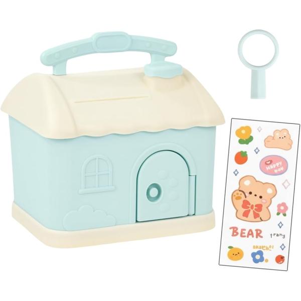 バリエーションコード : 2BUG2VL12S「2色から選べるかわいいカラー」 やさしいピンク「ミルキーピンク」と、可愛くも爽やかなブルー「ミントブルー」の2色展開。お部屋に馴染むパステルカラーで、見た目にも楽しいデザインです。「鍵付きで開...