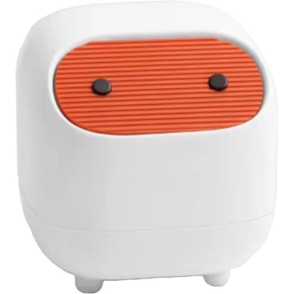 バリエーションコード : 2BUGL31YG2「卓上ゴミ箱 蓋付きで整頓」北欧デザインのふた付きゴミ箱。約16.5x16x17cmのコンパクトサイズで、デスク周りを美しく保ちながら散らかりがちなゴミをスマートに収納します。「衛生的な蓋付き設...