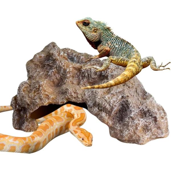 バリエーションコード : 2BUGN866FU「まるで本物」軽量な樹脂製でリアルな岩場を再現。掃除もしやすく扱いやすい。「多種多様なペットに使える」トカゲやカエルなど多種多様なペットに対応可能なシェルター「ストレス対策」側面の穴が心地よい暗...