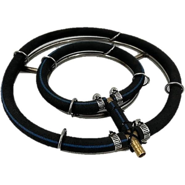 バリエーションコード : 2BUH4IL1OO「エアーリング 選べる3サイズ15cm 20cm 25cm」エアーリング 。 アクアリウム 錦鯉 金魚 熱帯魚 メダカ 大型魚 水槽 魚 池 エアーストーン バブル 酸素 エアレーション にどう...