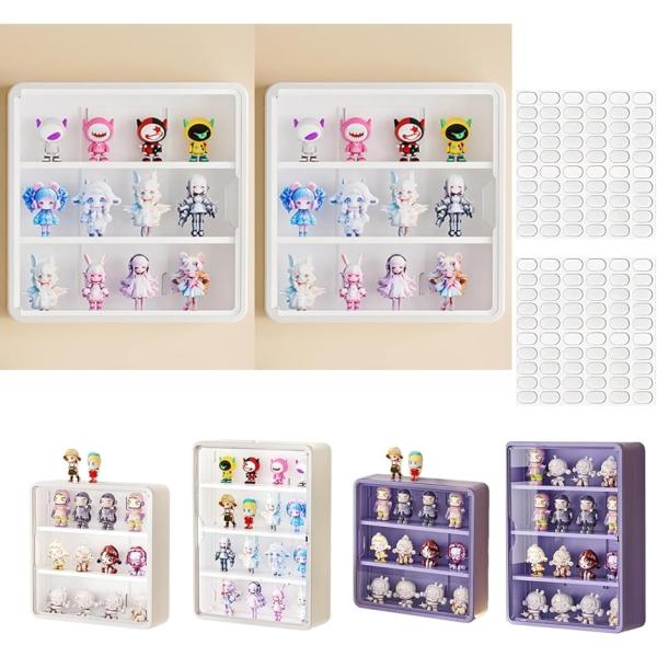 バリエーションコード : 2BUH60KKFJ「3段式フィギュアケース」簡単組み立て式で大容量の3段の収納スペースには、フィギュアをすっきりと並べることができます。推し活グッズ、フィギュア、ミニカー、人形やプラモデルと模型などの収集や保存に...