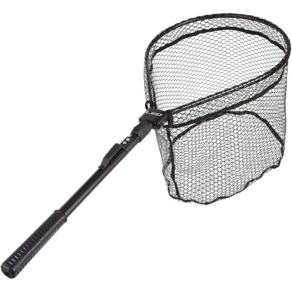 折りたたみ式のランディングネット（タモ網）です。片手でスイングするだけで展開可能。軽量・コンパクト設計なので持ち運びや収納も簡単。フライフィッシングやバス釣り、SUP・カヤックでの釣りにも最適です。淡水・海水の両方で使え、渓流やサーフ釣りに...