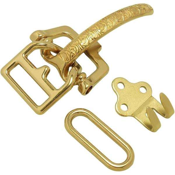 バリエーションコード : 2BUHF4992U「概要」ベルト用のバックル金具セットです。レザークラフトでオリジナルのベルトを製作する際に、おしゃれでアンティークな騎兵バックル金具セットで自分だけのオリジナルアイテムを。革製品ハンドメイド初心...