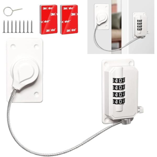 バリエーションコード : 2BUHKKRC4H「強力な後付けドアロック」穴あけ不要で簡単に設置できる、ダイヤル式ドアロックの最上位モデル。最先端の加工技術と360度回転機構を採用し、高い強度と設置の自由度を実現。防犯対策はもちろん、赤ちゃん...