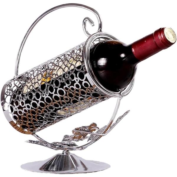 ワインボトルをオシャレでオモシロくディスプレイする個性的なワインホルダーです。お気に入りのボトルをインテリア感覚で飾ればオリジナルの空間が広がります。ワインボトルそのものをインテリアの一部として収納させるデザインです。お家のインテリアやお店...