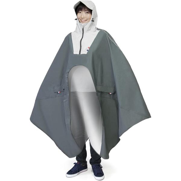 「強力防水。耐水圧15，000mmで安心」 大雨の日でもしっかり守る高性能レインコート。耐水圧15，000mmの防水生地を採用し、雨水の侵入を徹底ガード。表面には撥水加工が施されており、水を弾いて生地が濡れにくく、快適な着心地をキープします...