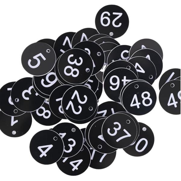 「軽くて丈夫」軽量で丈夫なプラスチック製ナンバー札、使いやすさが魅力です。「管理業務をサポート」番号1〜100番まで揃った便利なナンバー札セットです。「コンパクト設計」コンパクトサイズだから場所を取らず、管理しやすい設計。「用途いろいろ」ロ...