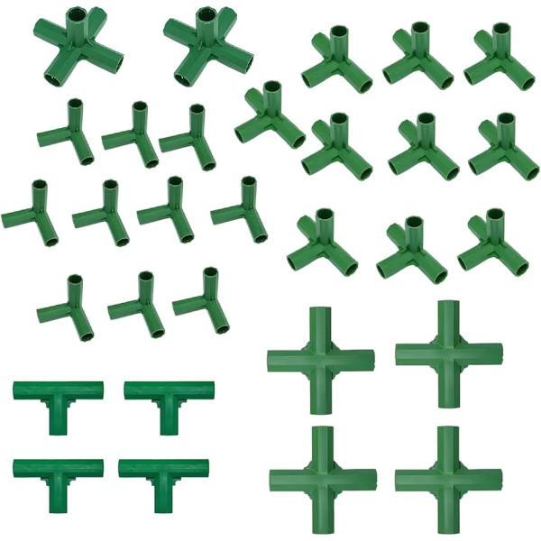 バリエーションコード : 2BUIHF1C3T「ガーデニングがもっと自由に。園芸支柱コネクタセットで理想のレイアウトを実現」 園芸 支柱 ジョイント コネクタを使えば、思い通りの支柱レイアウトが簡単に完成します。例えば「トマトの成長に合わせ...