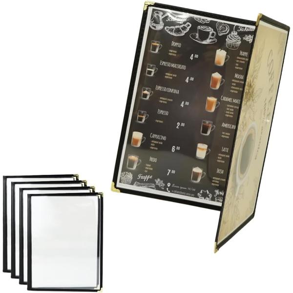 バリエーションコード : 2BUIPPKHH5レストラン・カフェ・バー・定食屋などあらゆる飲食店で活躍するメニューブックです。使い方はとても簡単で印刷したメニュー表を横からファイリングするだけ。前面クリアカラーなので両面印刷した用紙も入れら...