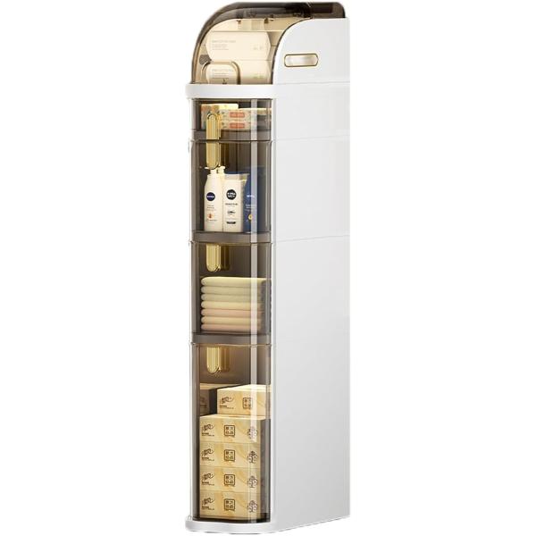 バリエーションコード : 2BUIIX43NH「幅18cm」幅はわずか18cmで、狭いスペースにもぴったりフィットします。隙間にも置けるため、廊下や洗面所などの限られた場所でも収納力を最大限に活用できます。「組み立て不要」完成品が届くので、...