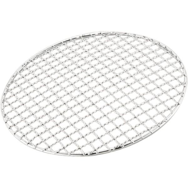 バリエーションコード : 2BUIIXIUQR「家庭でもアウトドアでも活躍。万能サイズの円形焼き網」焼き鳥や海鮮、野菜、お肉など、複数の食材を一度に並べて焼ける使い勝手の良い円形焼き網。ガスコンロ・炭火・焚き火台・七輪など、さまざまな熱源に...