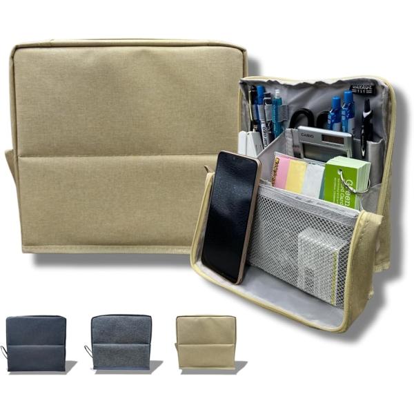 バリエーションコード : 2BUIQHCHV3「しっかり入る、ちょうどいいサイズ感」230mmx奥行き60mmx高さ220mm。スマホやモバイルバッテリー、文房具、コスメ類などがしっかり入る、かさばらない絶妙サイズ。「自立するから、取り出し...